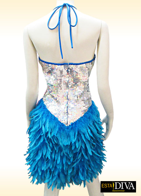 Showgirl Dress Show Pluma [sequin Feather Dress 13] €148 00 Esta